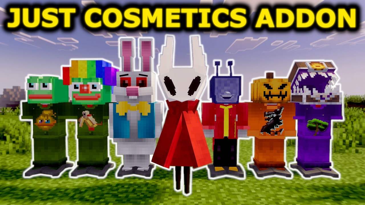 Meet The Just Cosmetics Addon For MCPE!👕👖