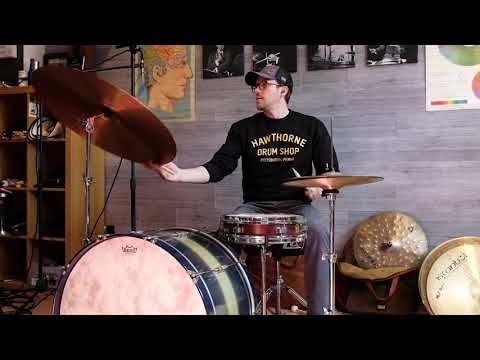 Ludwig 3x13" Jazz combo snare demo and 14x24" bass drum