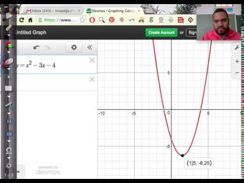 f01 Finding turning points of parabola revision