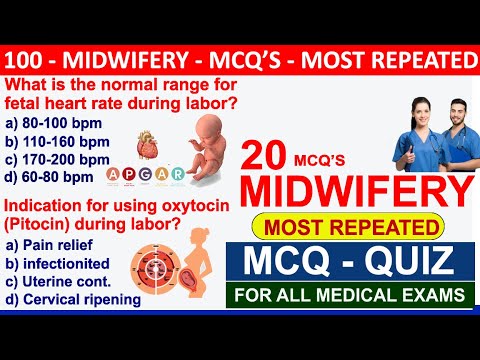 Top 20 midwifery nursing mcqs | midwifery questions and answers | midwifery interview #midwifery