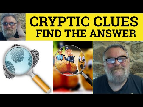 🔵 Cryptic Clues - Find The Answer - ESL British English Pronunciation