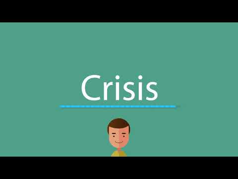 How to say Crisis