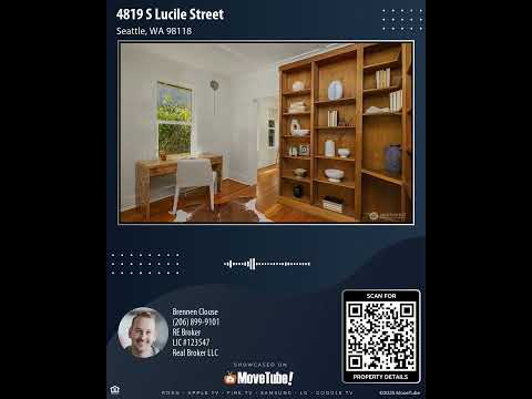 4819 S Lucile Street, Seattle, WA 98118 | 3 Bedroom Home For Sale