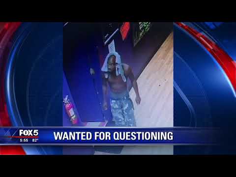 Shirtless man wanted for questioning
