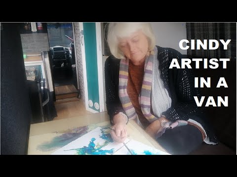 A NEW JOURNEY FOR ARTIST IN A VAN JAUNTI VAN LIFE Artist CINDY HUGHES #southafricanartist Vid171