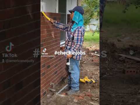 checkin jobs... brick work on a new construction