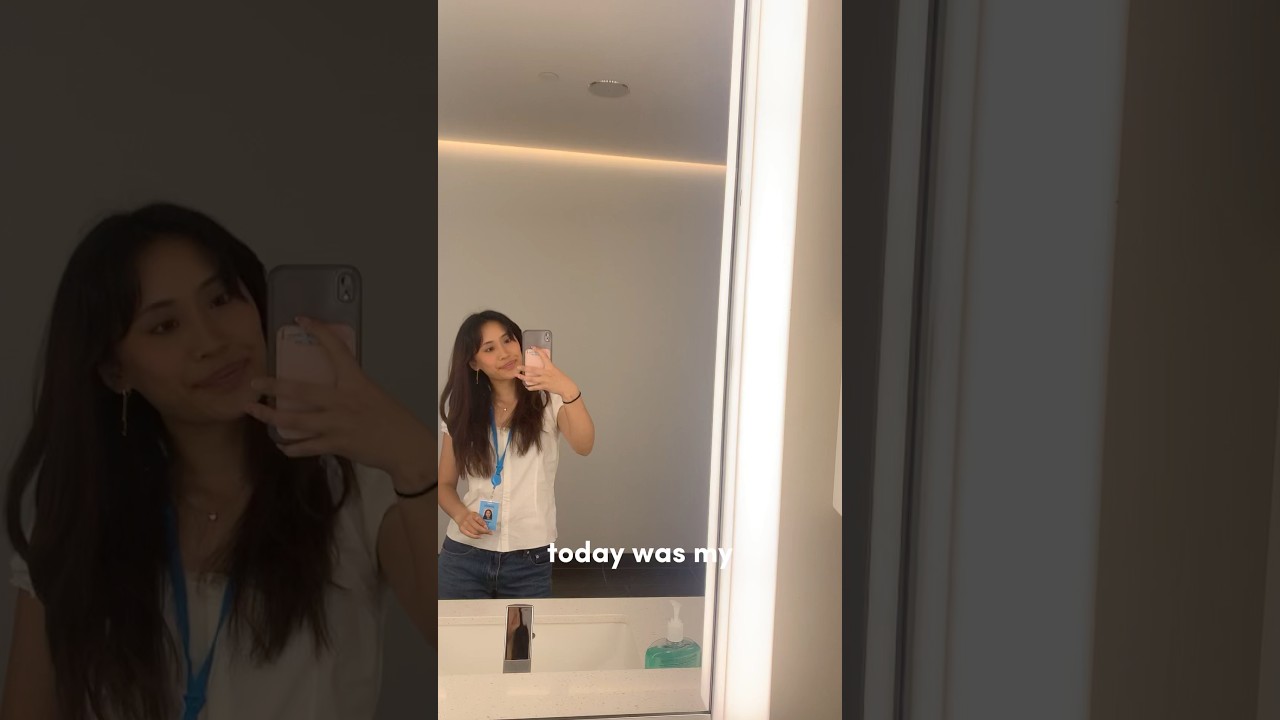 First Day as a Software Engineer Intern at Amazon👩‍💻 #softwareengineer #student #amazon