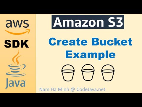 AWS SDK for Java S3 Create Bucket Example