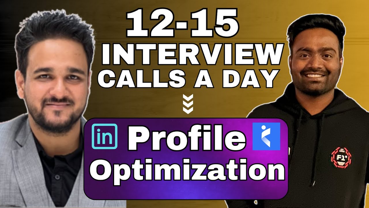 12 Interview Calls Everyday | How he optimized his Linkedin and Naukri