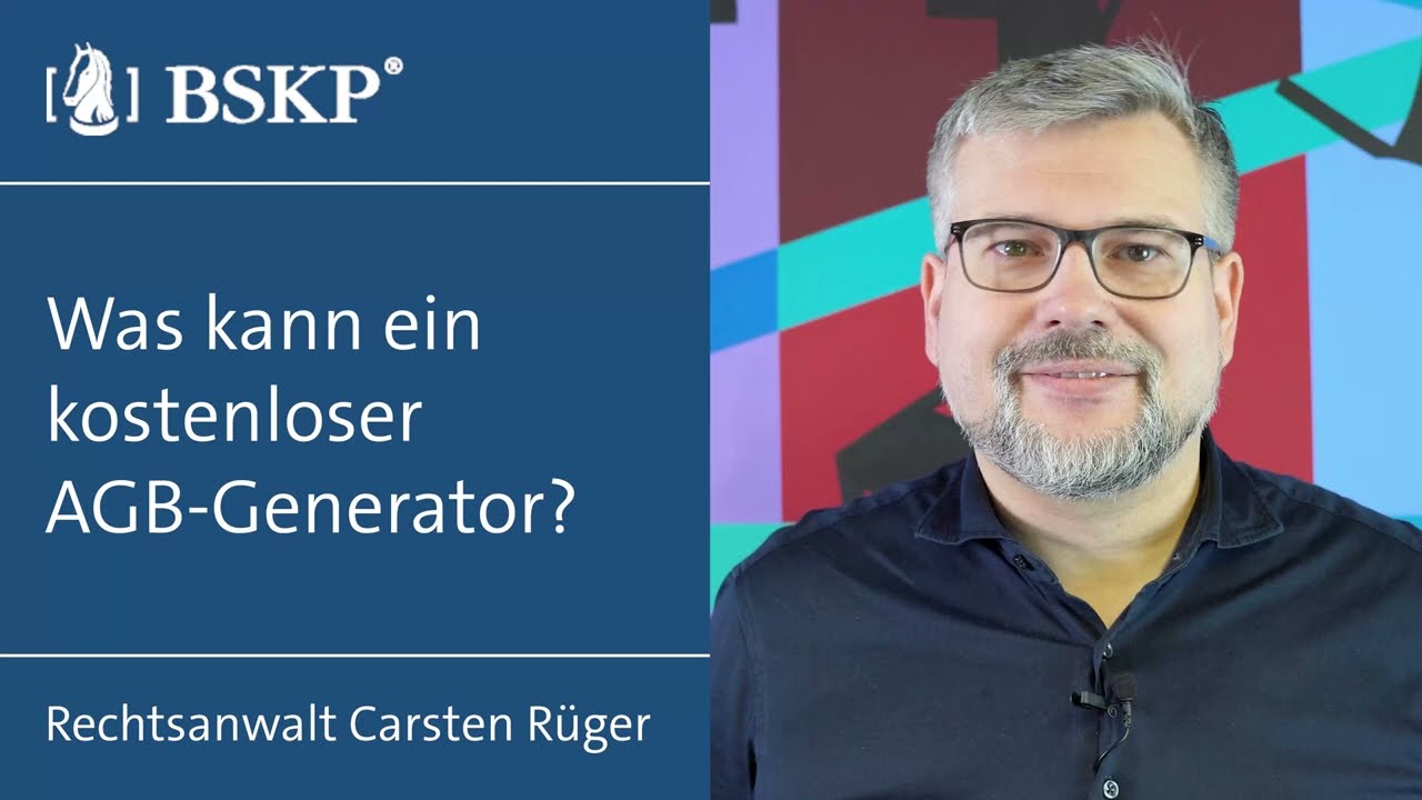 Was kann ein kostenloser AGB-Generator? ♞
