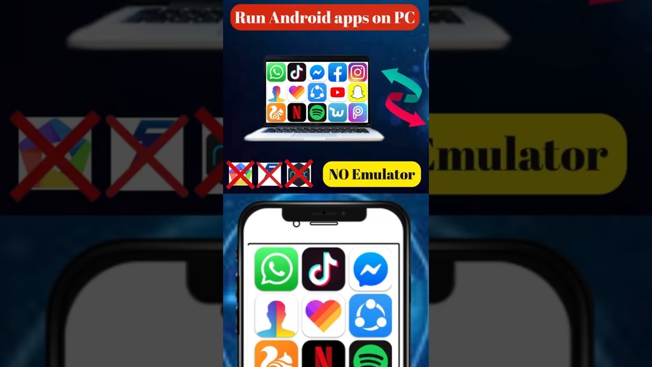 No Emulator Needed! Use Android Apps on Your PC (100% Working)