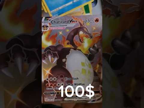 Shiny Charizard Vmax pulled! (500 Sub Special)  #shorts #pokémon #shiny #charizard