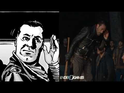The Walking Dead II Negan Show vs The Comics