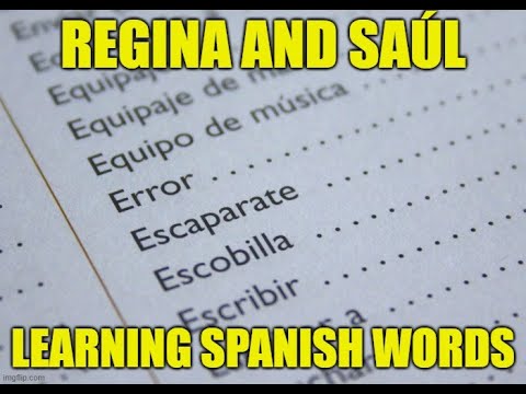 Saúl y Regina The root of Spanish words LightSpeed Spanish