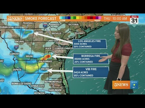 Thursday Forecast: Breezy southeast wind, cooler with a high of 83 in Corpus Christi