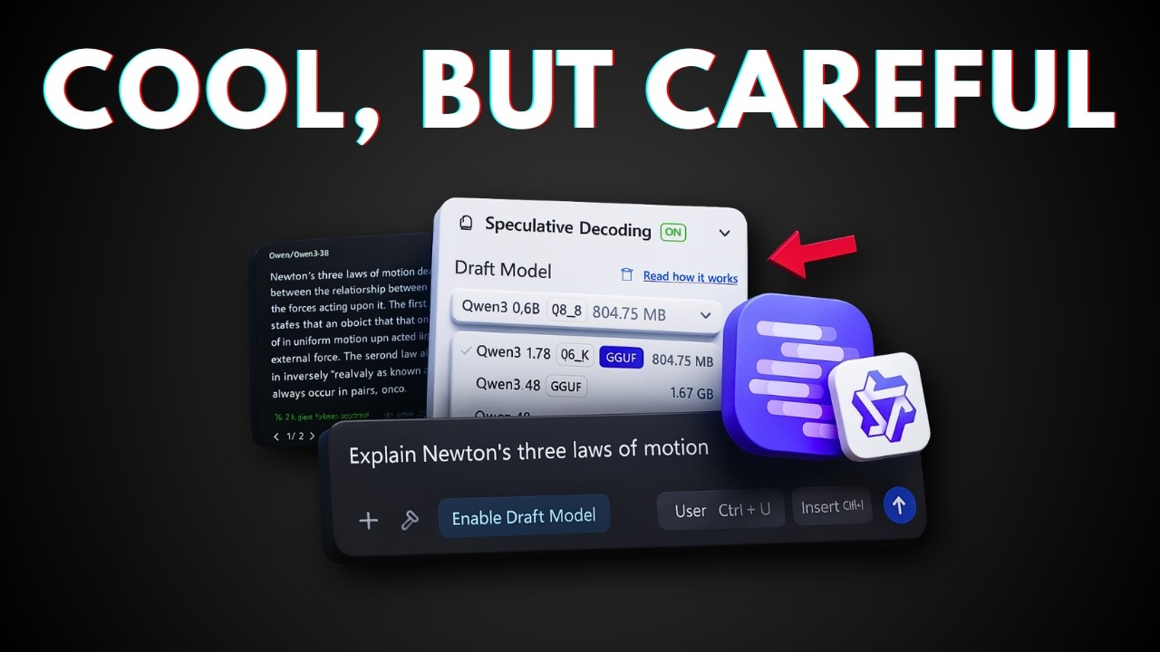 How to PROPERLY Use Speculative Decoding in LM Studio to DOUBLE Your AI Speed