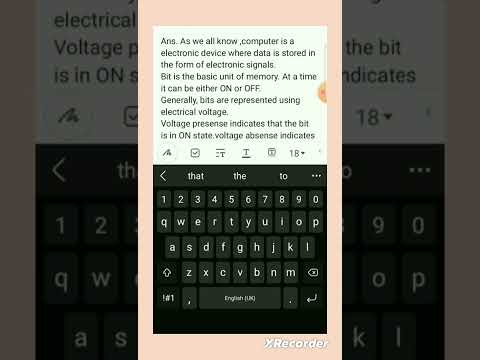 How data is stored in computer memory?