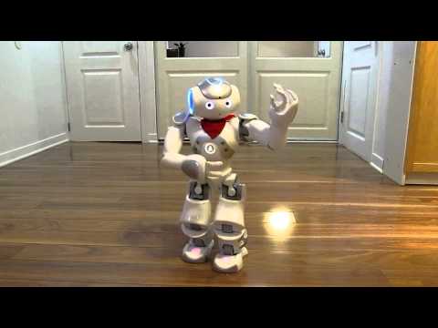 Nao shows us the tango | Robot Dance Mob