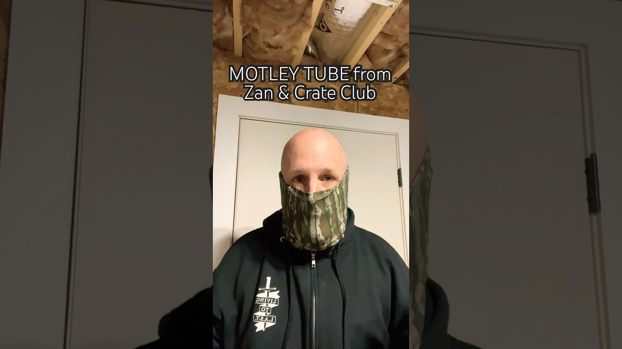 Motley Tube from Zan Headgear & Crate Club #facemask #survival #survivalgear #everydaycarry