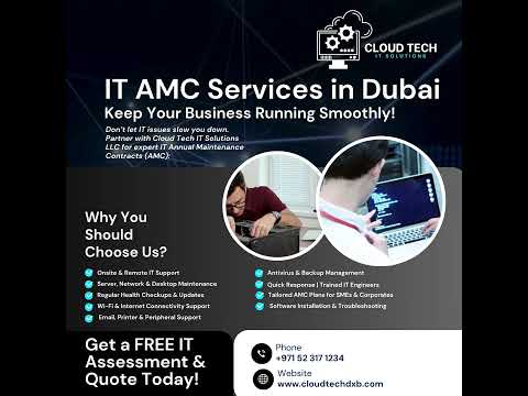 IT Annual Maintenance Contracts (AMC) Dubai #itamcdubai #dubaitech #dubaibusinesssupport