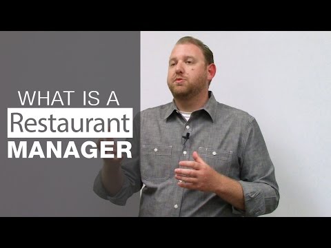 What is the Role of a Restaurant Manager