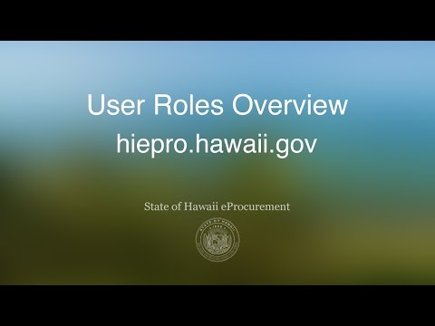 User Roles Overview