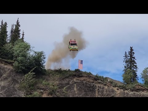 Ride On Board a Car Jumping Off an Alaskan Cliff