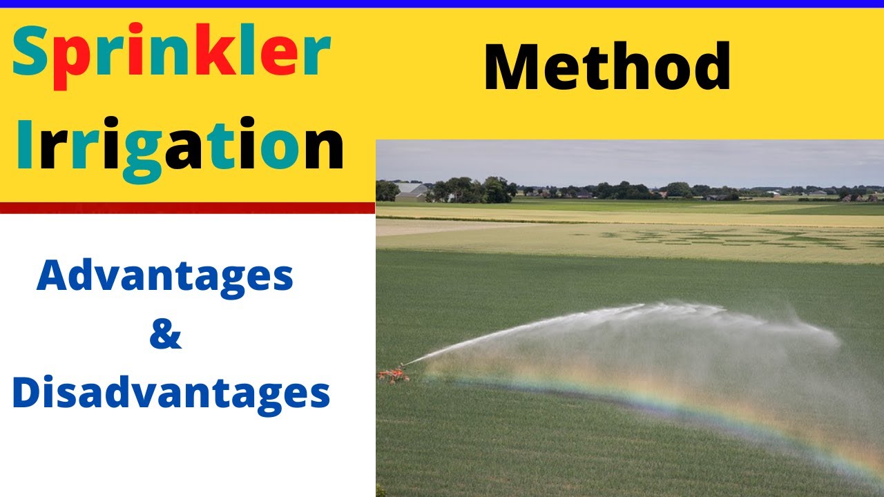 Advantages and Disadvantages of Sprinkler Irrigation Method || Irrigation Engineering - civilnoteppt