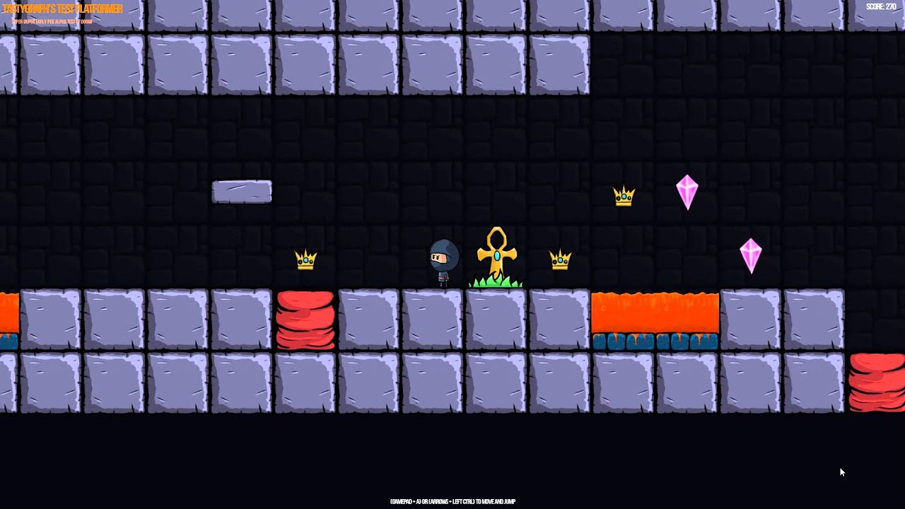 Tastygraph Unity2D platformer game - progress 08