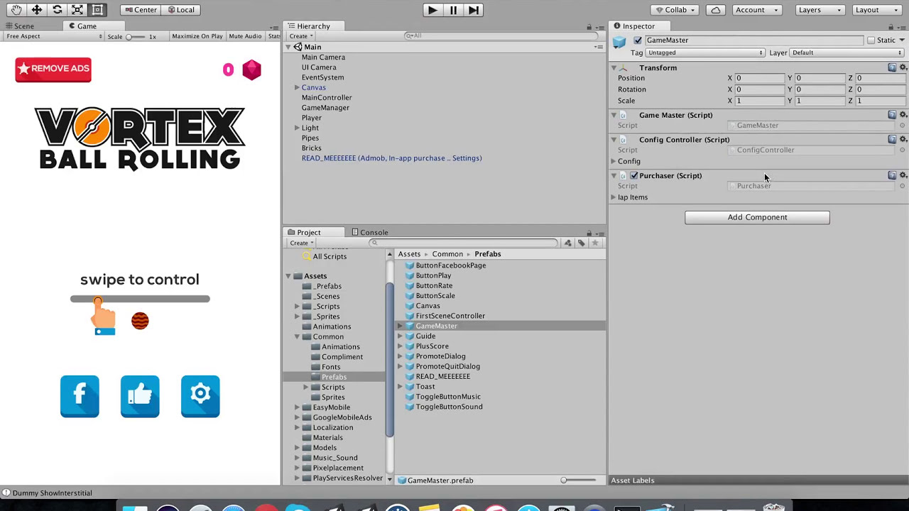 Rolly Vortex Unity Source Code: Introduction