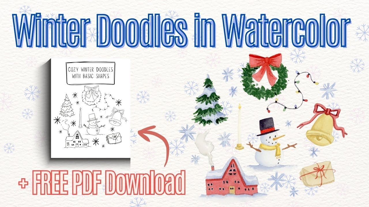 Winter Doodle Ideas for the Season + Free Printable PDF!