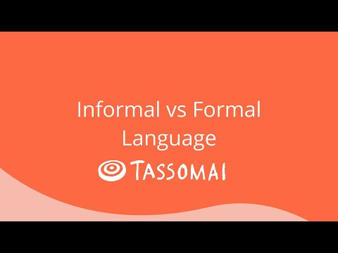 Informal vs Formal Language - GCSE English Language (9-1)