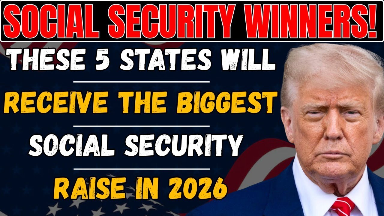 📢 2026 Social Security Update — These 5 States See the Highest Increases