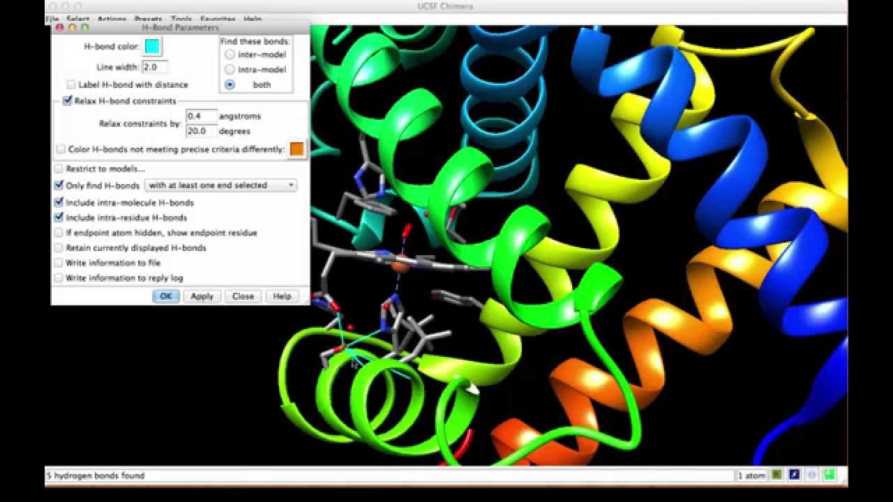 UCSF Chimera: Structure Analysis