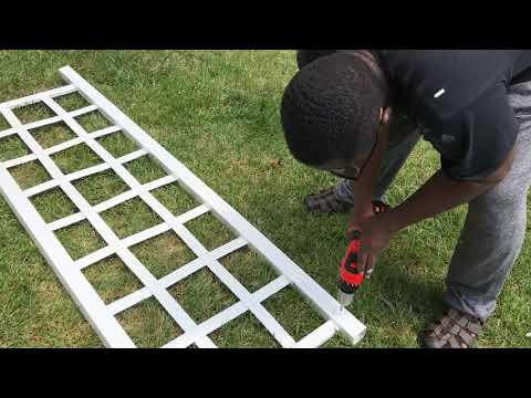 How to Anchor a Garden Trellis Into the Ground 🦋🦋🌹Ne-Ne’s Garden