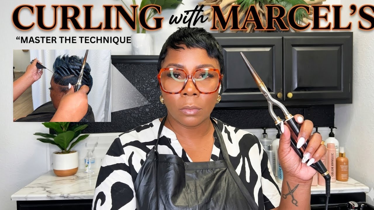 Curling Pixie Cut With a Marcel Iron