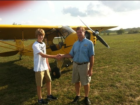 First Solo Flight at Red Stewart Airfield