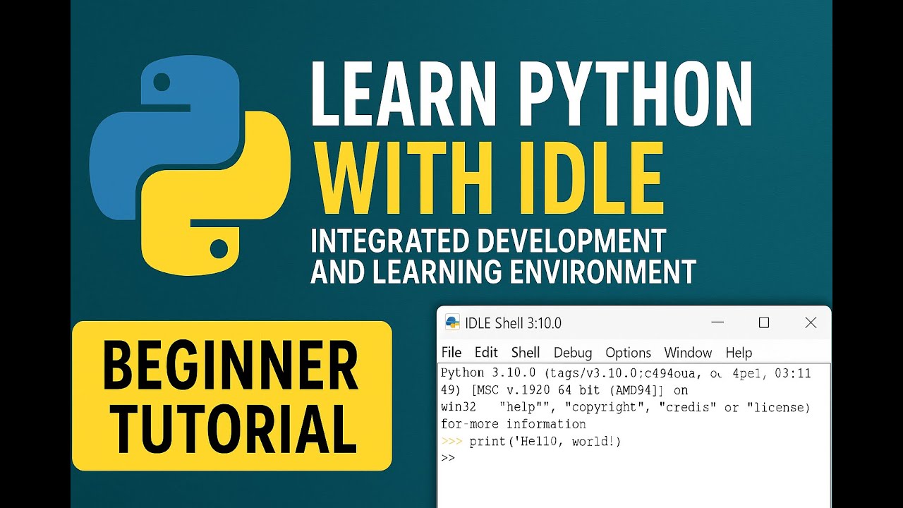 Python for Beginners: How to Use IDLE (Integrated Development and Learning Environment)