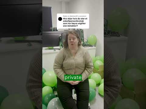 Hva skjer om du eier et ENK som har høyere utgifter enn inntekter?