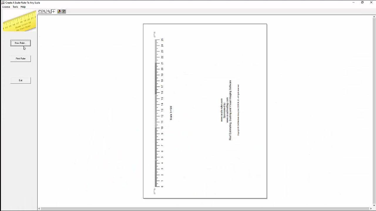 Scale Ruler Printable With Variable Scale