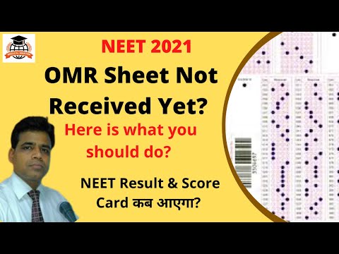 NEET UG 2021 OMR Sheet not received yet? Here is what you need to do?