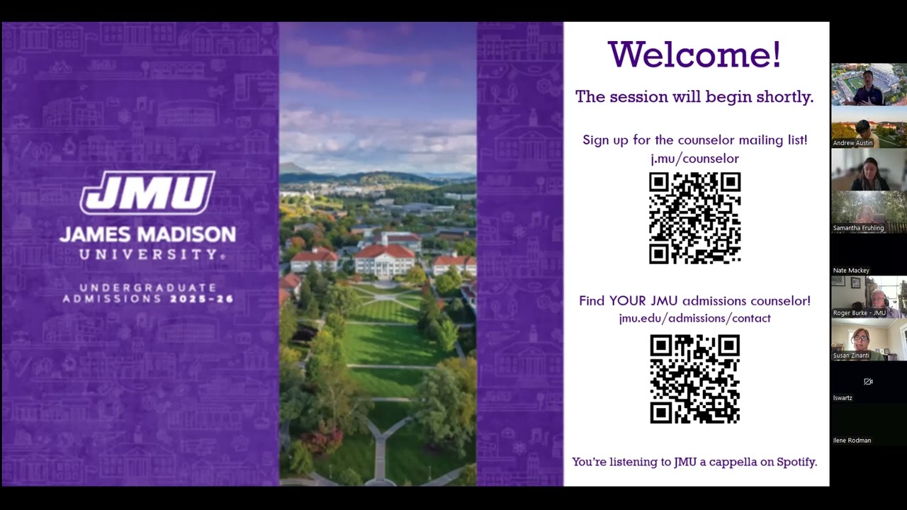 JMU Admissions 101