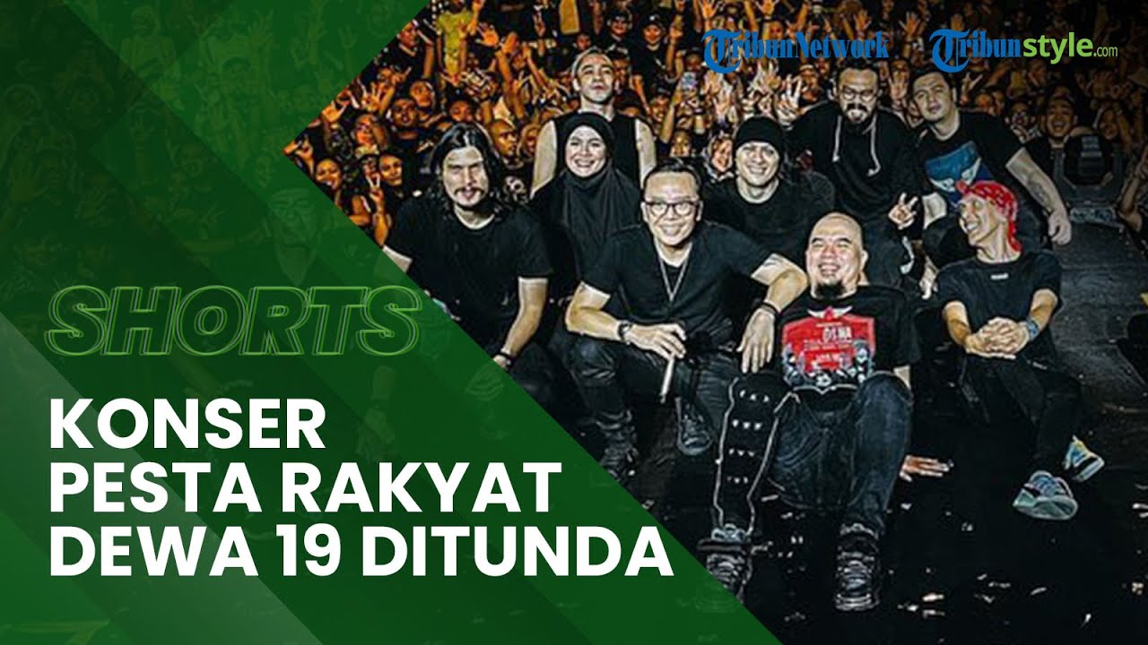 Konser Pesta Rakyat Dewa 19 Ditunda, Ahmad Dhani Sebut Ada Perbedaan ...