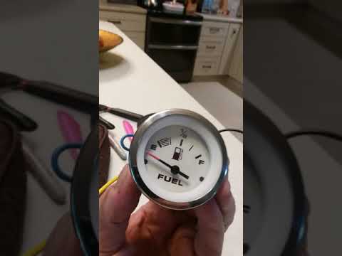 Marine gas gauge testing...