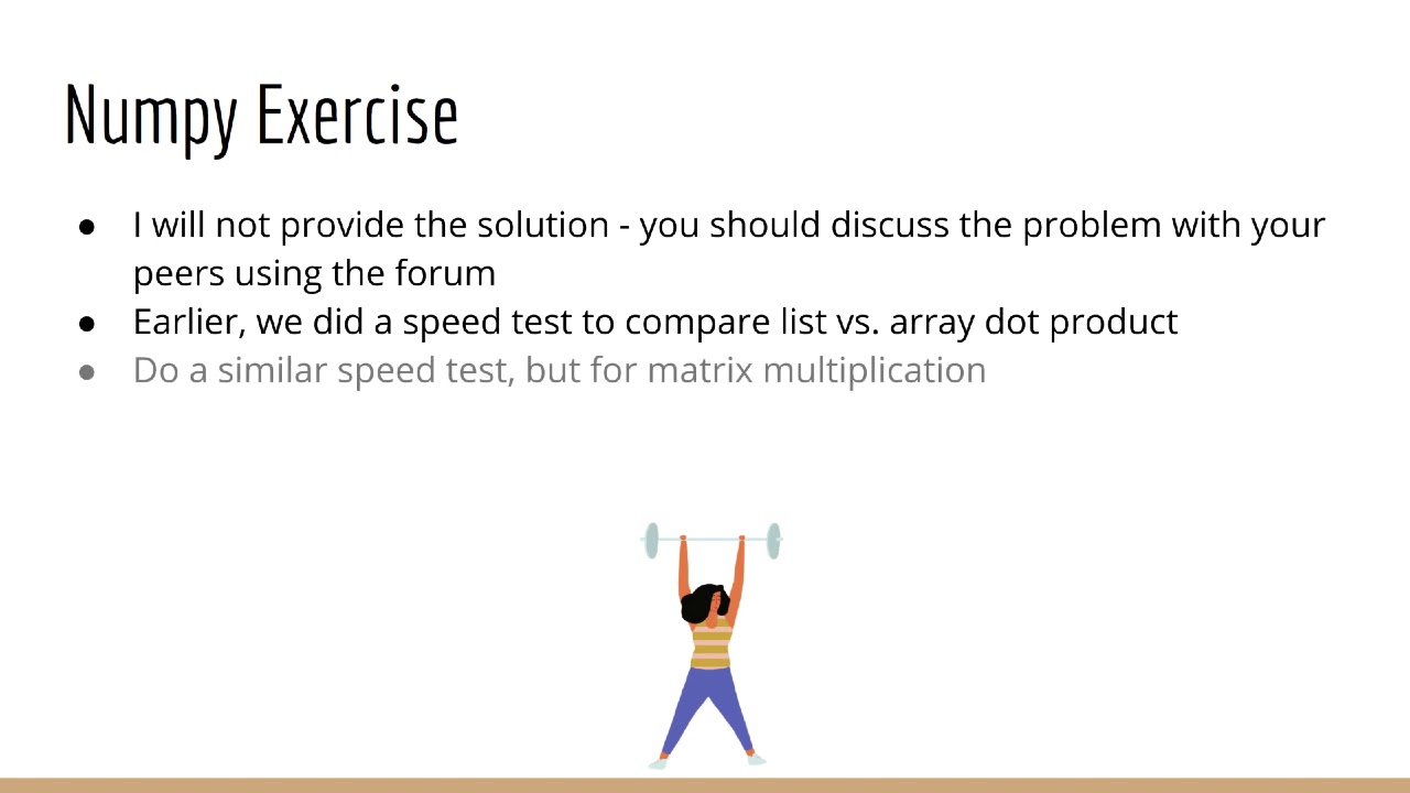 Numpy Exercise (Deep Learning Prerequisites: The Numpy Stack in Python V2)