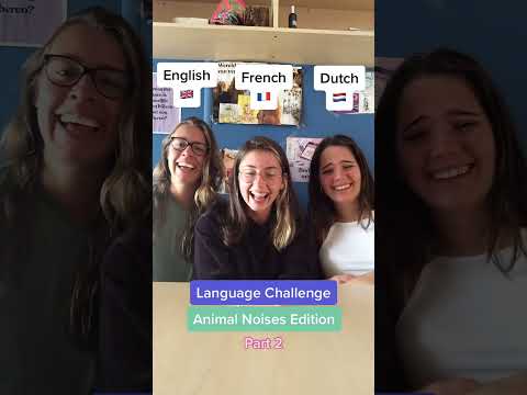 Learn animal sounds in #french #english #dutch