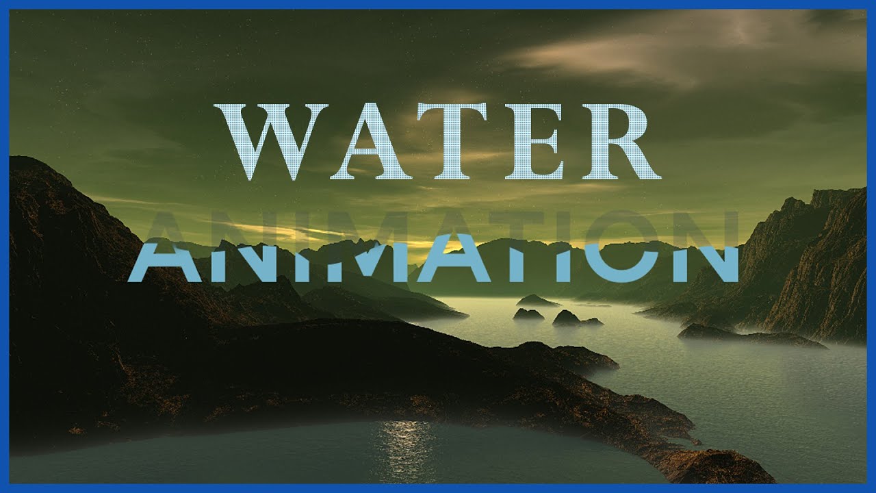 CSS Cool Text Animation | Water Animation Using Only HTML & CSS *Exclusive