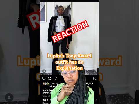 What did Lupita Nyongo wear to the Tony Awards 2023? #lupitanyongo #tonyawards