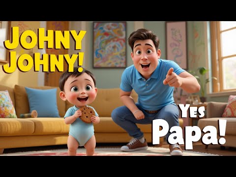 🎵 Johny Johny Yes Papa! | baby song | Daddy and baby song | Kids Rhymes | AI Rhymes 🎵