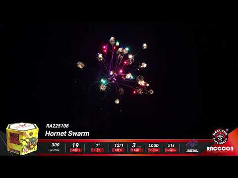 RA225108 Hornet Swarm by Raccoon Fireworks - RDX Cake - Plastic Mold